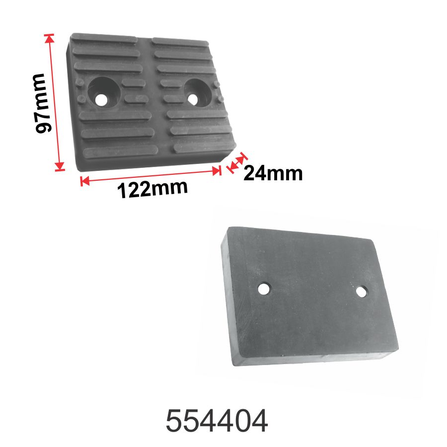 Rectangular 2 post lift, 4 post Lift and alignment lift Rubber pad ...